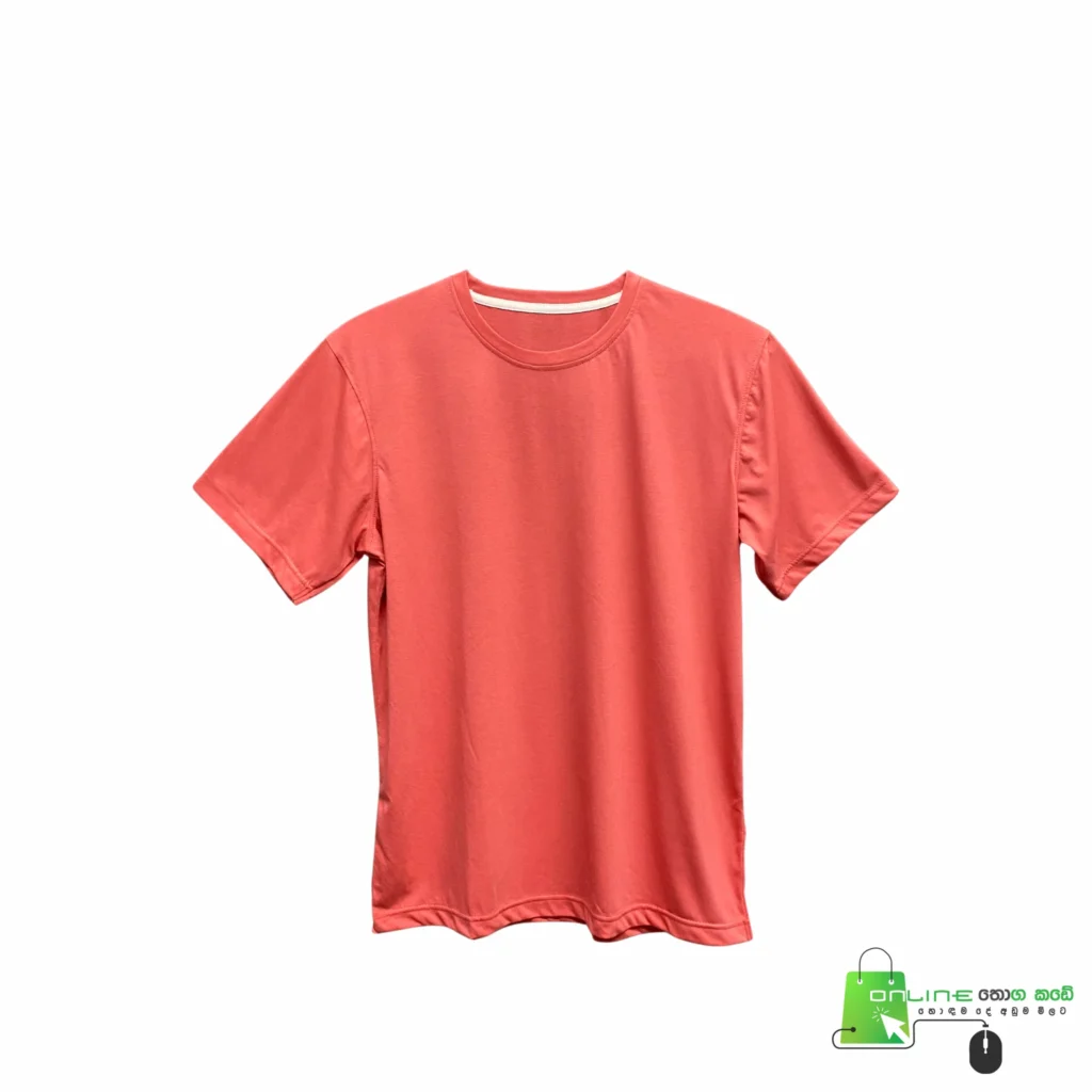 Pastel Watermelon Unisex Crew Neck Plain Color T-Shirt - Onlinethogakade